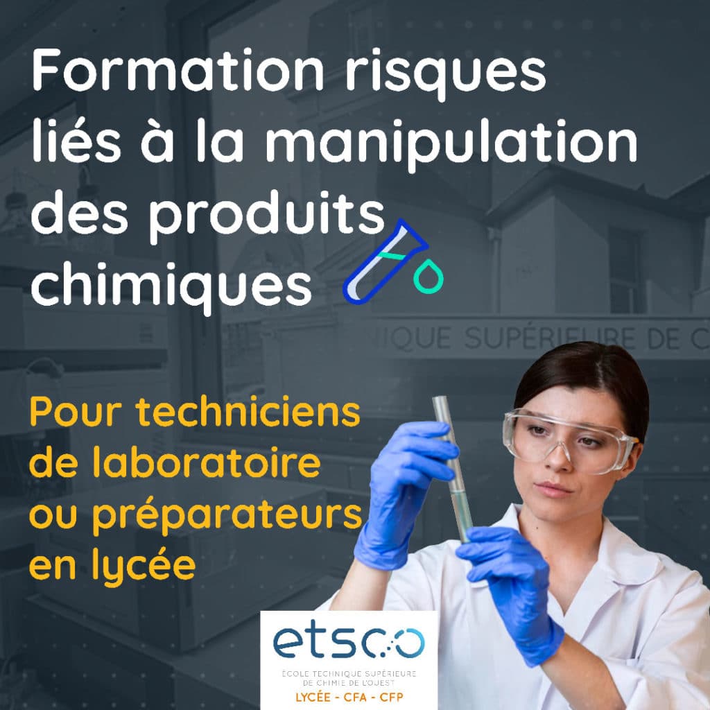 Formation aux risques liés à la manipulation des produits Chimiques - École Technique Supérieure ...